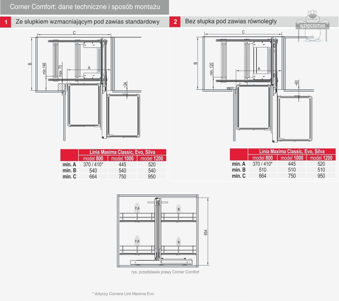 REJS magic corner comfort maxima classic 1000 praw - cena - Sklep ...
